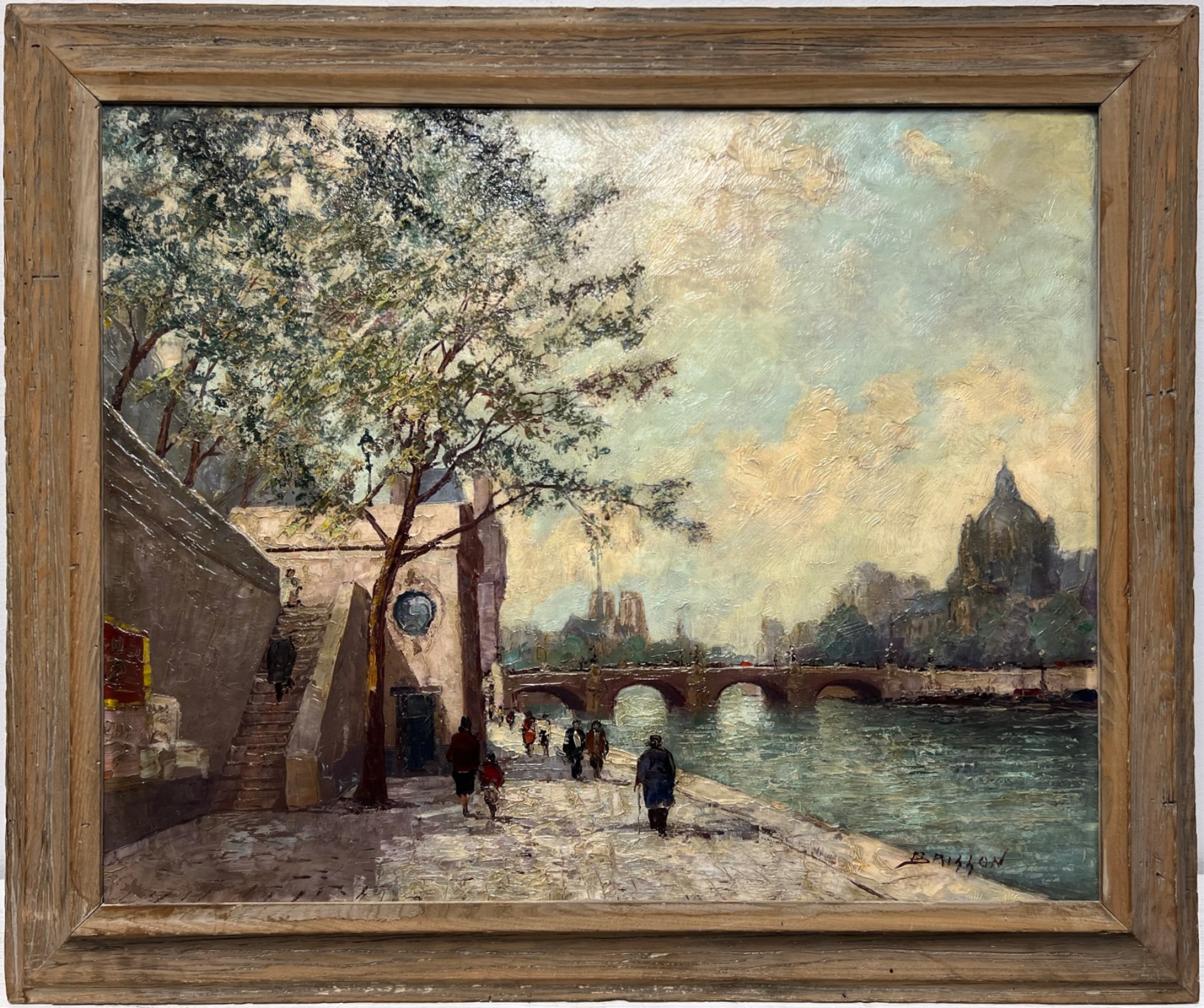 Marcel Brisson | Seine River Walk in Paris | MutualArt