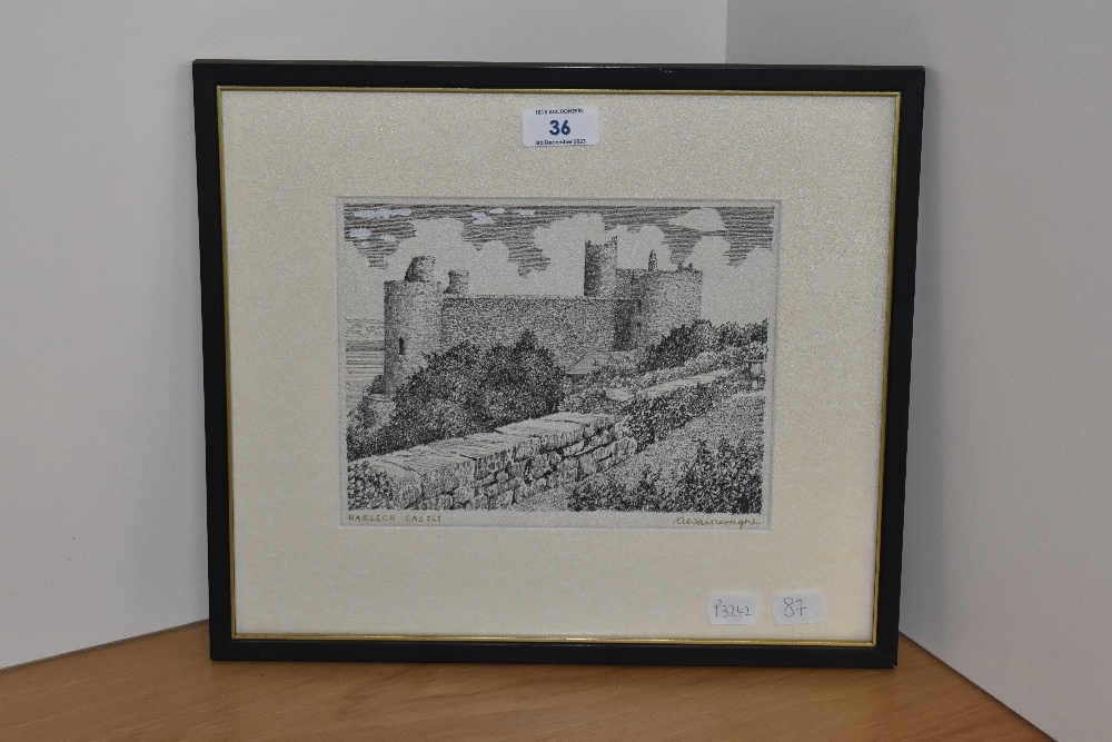 Alfred Wainwright | 'Harlech Castle', Gwynedd, Wales | MutualArt