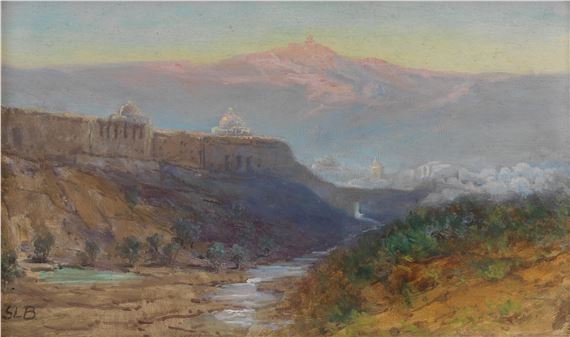 Samuel Lawson Booth | The Valley of Jehoshaphat and the southern wall ...