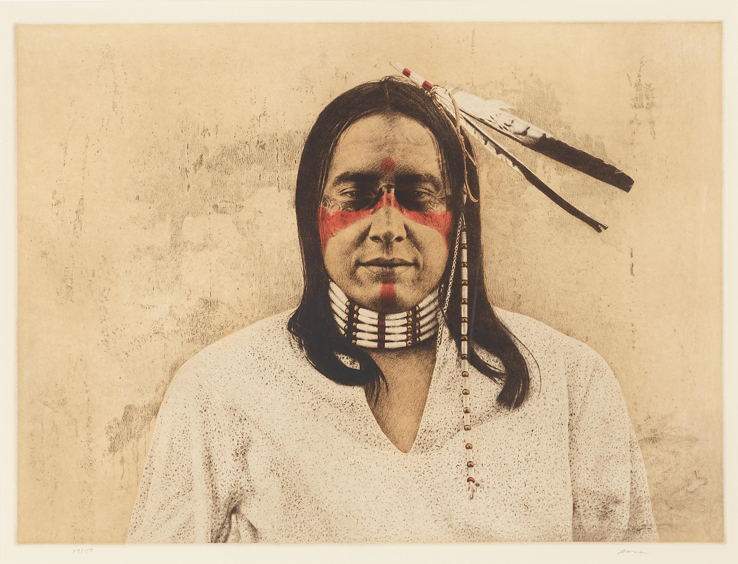 James Bama | Sioux Indian (1980) | MutualArt