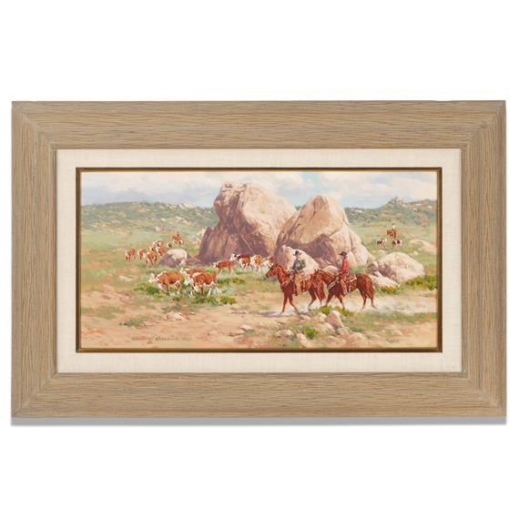 Russell Houston | Cowboy Conversation (1988) | MutualArt