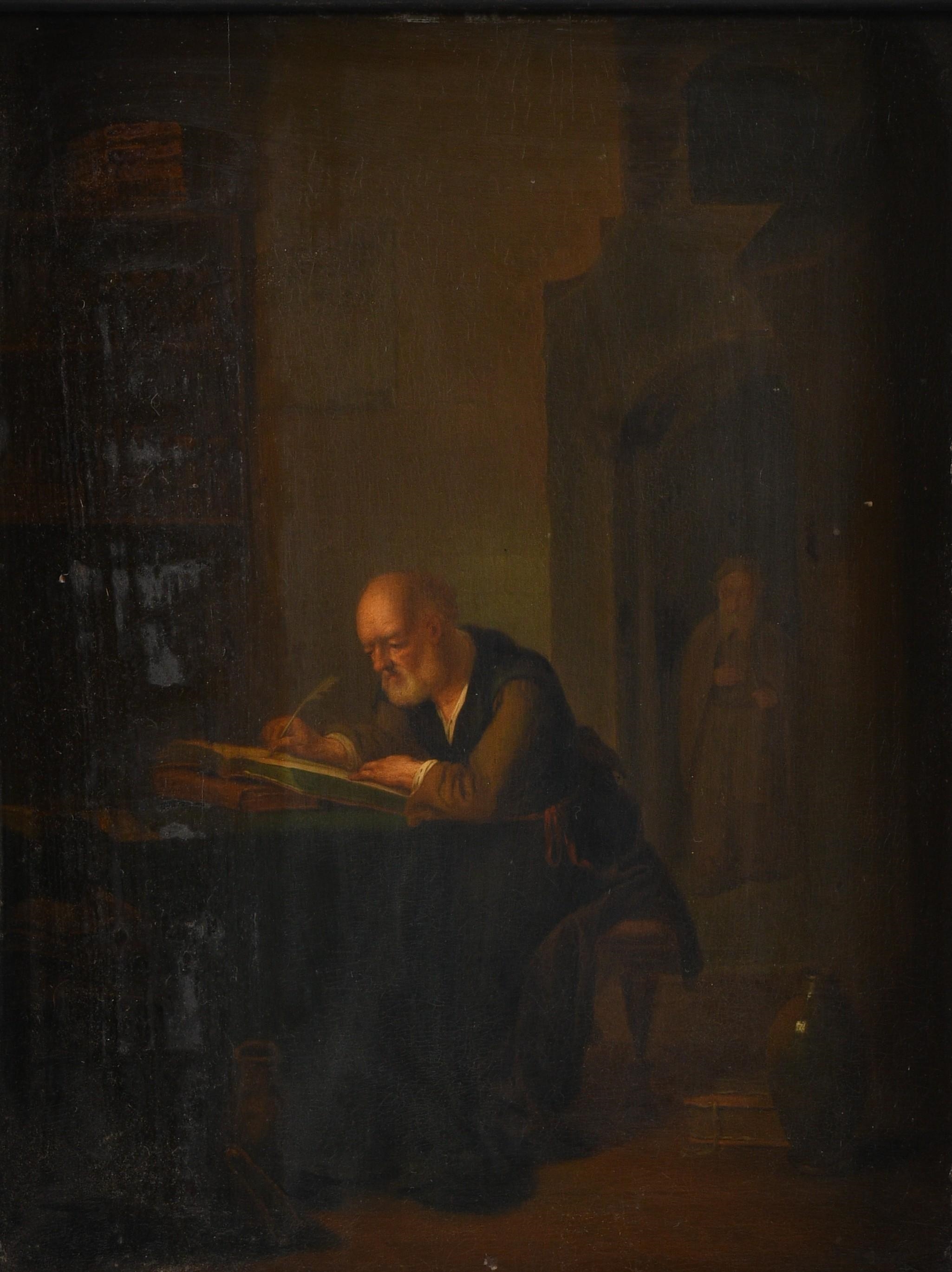 European School, 19th Century | SCHOLAR AT HIS DESK | MutualArt
