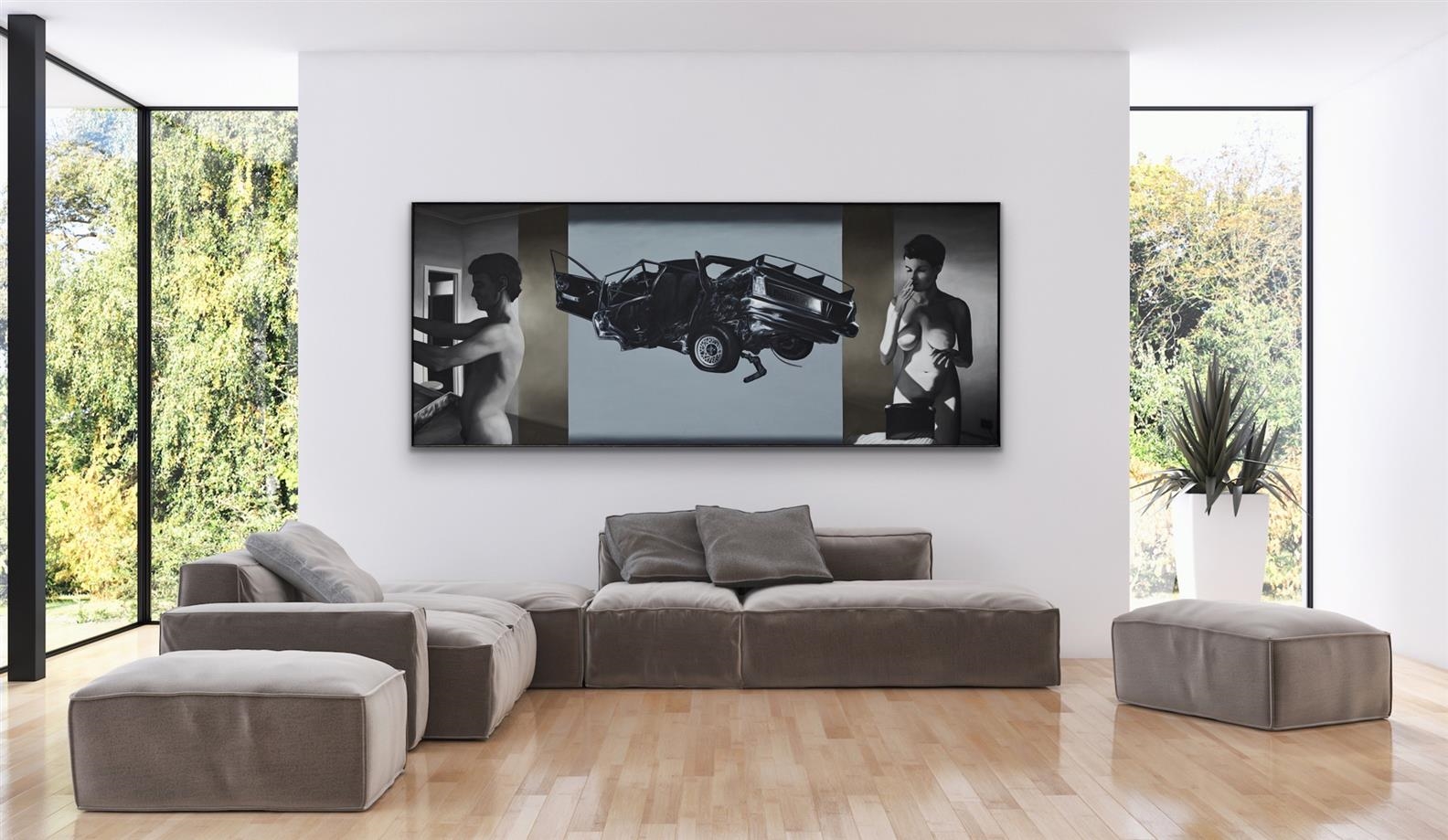 Nigel Thomson | Untitled (Car crash monotone) 1993 (1993) | MutualArt