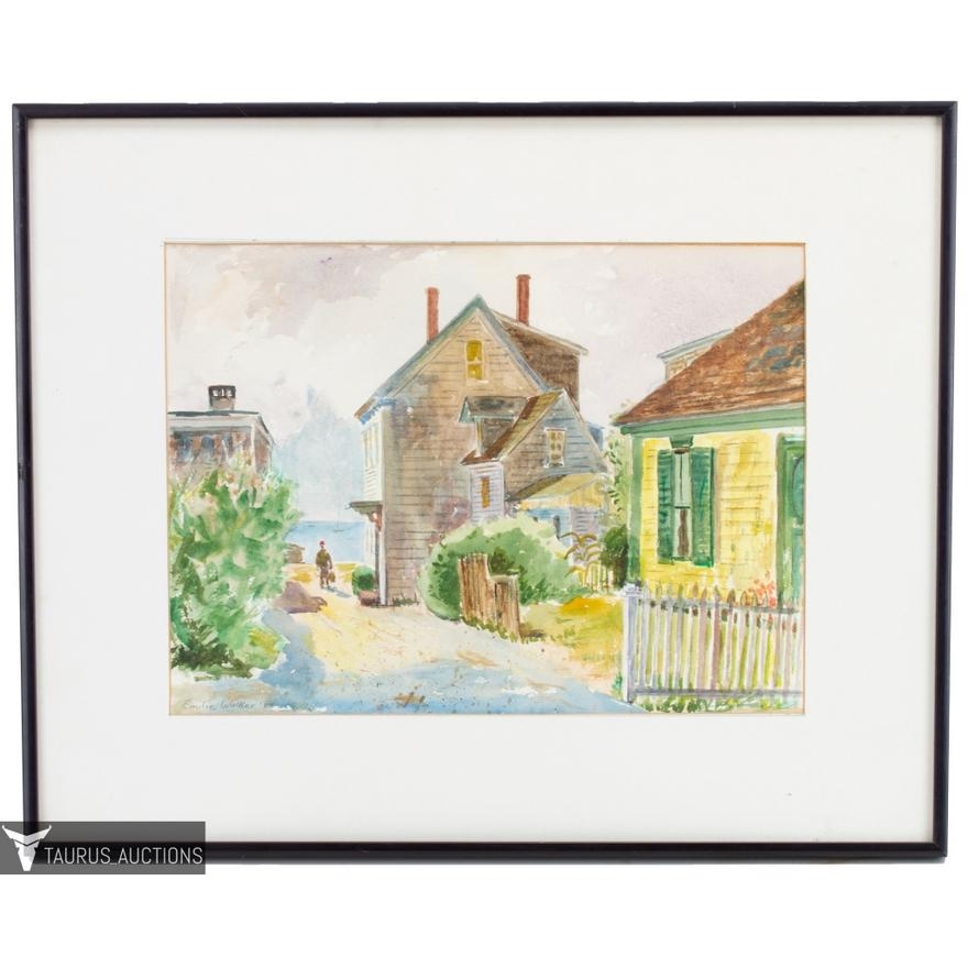 Emilie Walker | SHORE TOWN SCENE (1984) | MutualArt