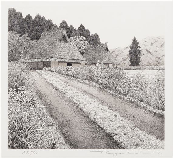 Ryohei Tanaka | A Group of Four Etching and Aquatint Prints | MutualArt