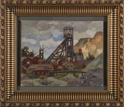 Gregoire Johannes Boonzaier | Mining Landscape (1946) | MutualArt