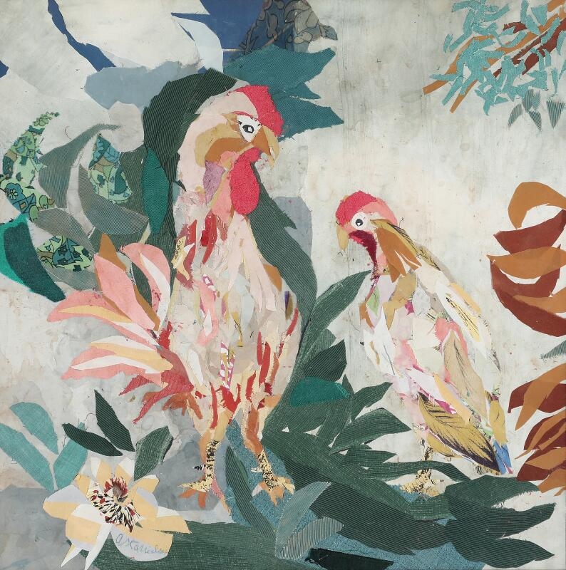 Asta Nielsen | Hen and rooster | MutualArt