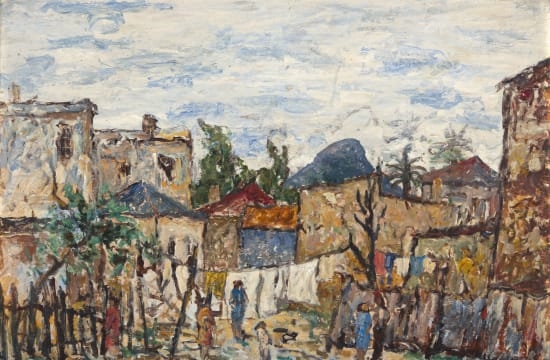 Kenneth Baker | Backyard Street Scene | MutualArt