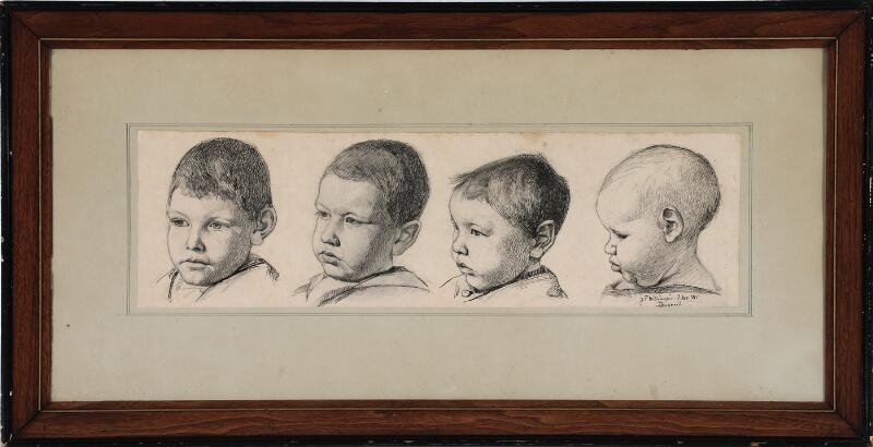 Jens Ferdinand Willumsen | Portrait of the children of Bisgaard (1863 ...