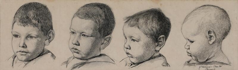 Jens Ferdinand Willumsen | Portrait of the children of Bisgaard (1863 ...