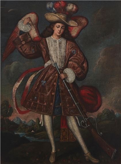 Spanish Colonial School, 17th Century | Archangel Uriel (Circa 1700 ...