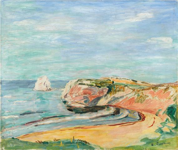 Hans Purrmann | Küstenlandschaft bei Sorrent (1923) | MutualArt