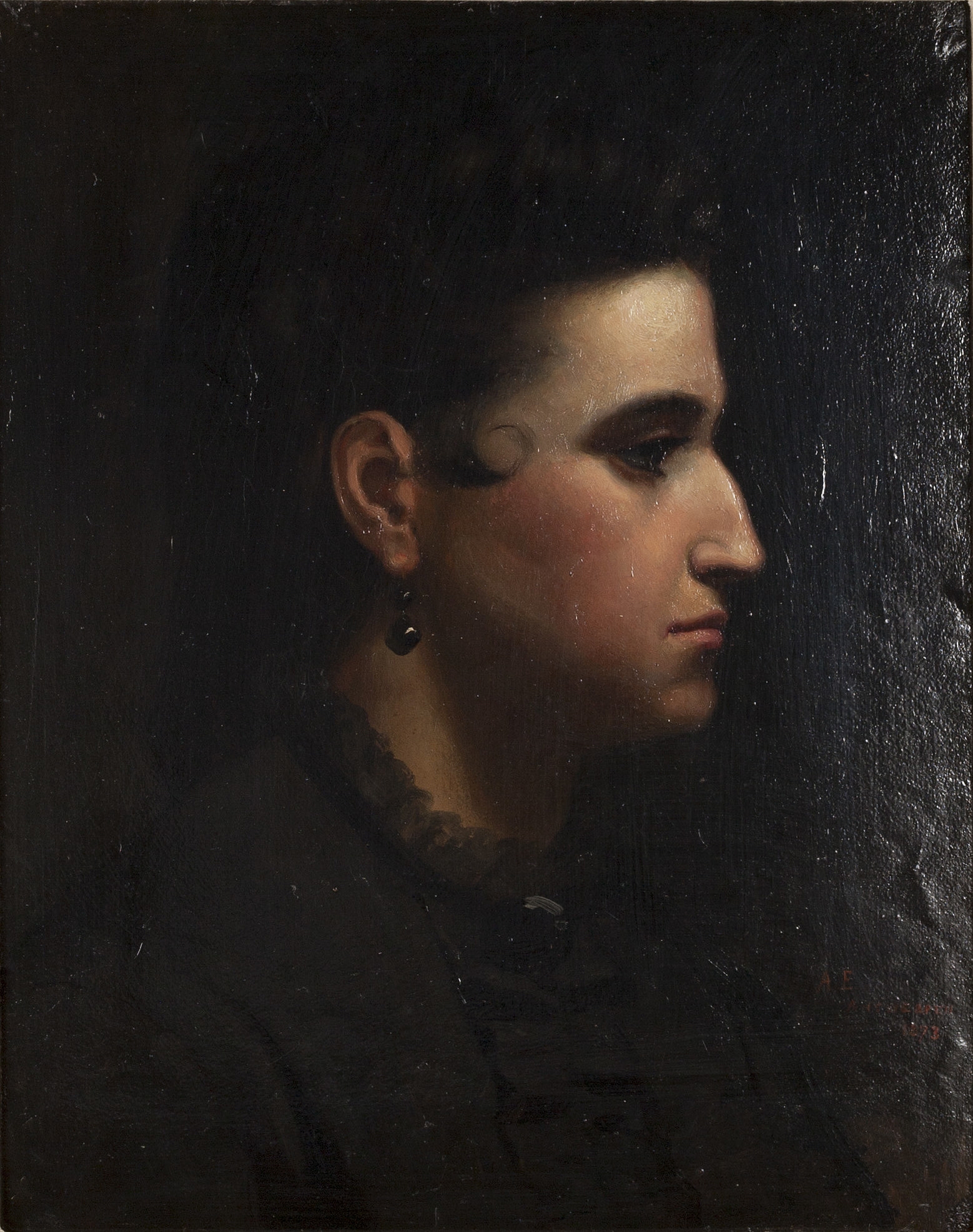 Albert Edelfelt | vanhasta hedelmatarhasta (from the old fruit garden ...