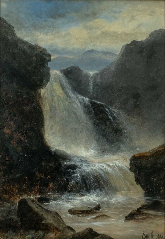 John Brandon Smith | WATERFALL (1875) | MutualArt