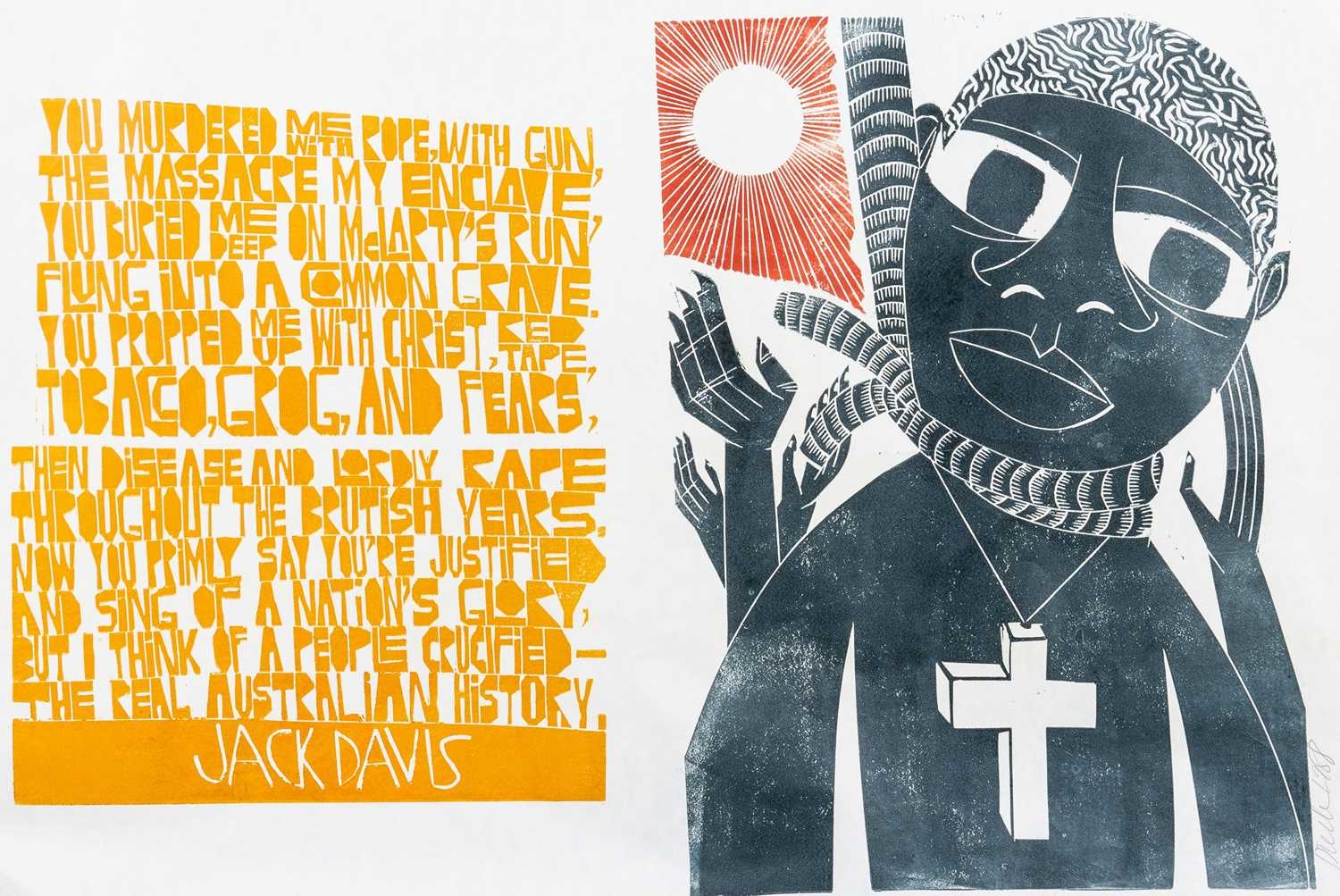 Paul Peter Piech | Jack Davis poem relating to Aboriginal oppression ...