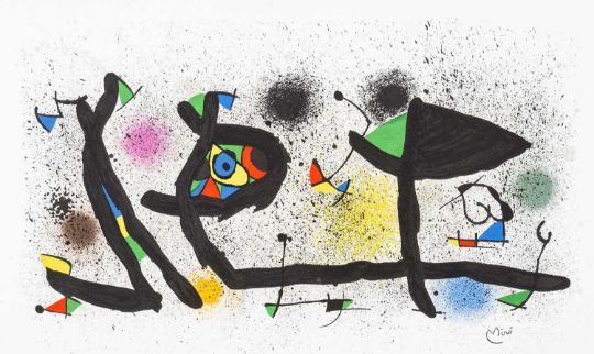 Joan Miró | Surrealist Garden (Circa 1974) | MutualArt