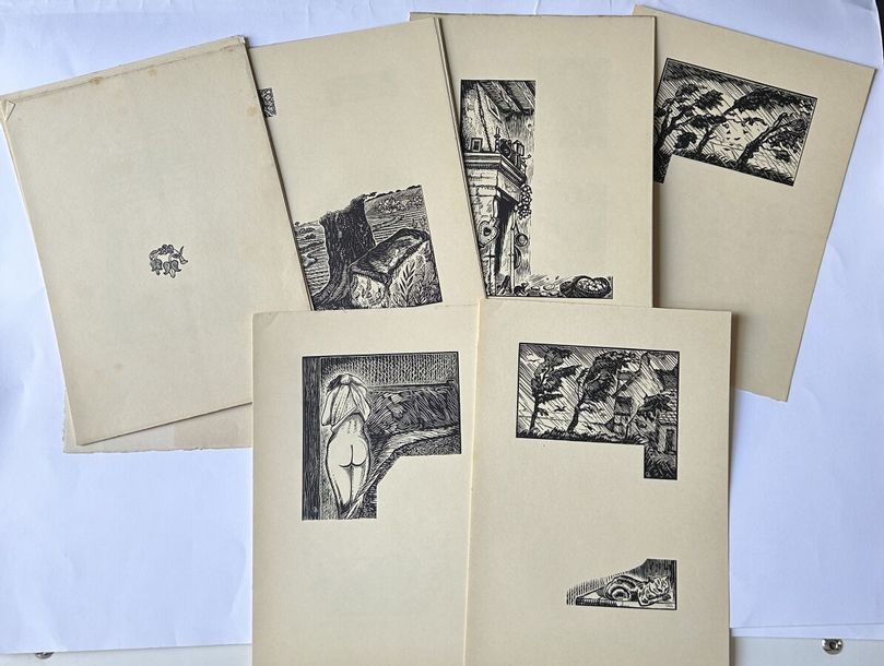 Gabriel Belot | Plates for Coeurs fragiles (1927) | MutualArt