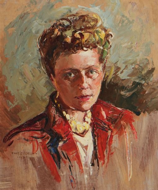 Tony Cardella | Portrait of Madame Cardella (1951) | MutualArt