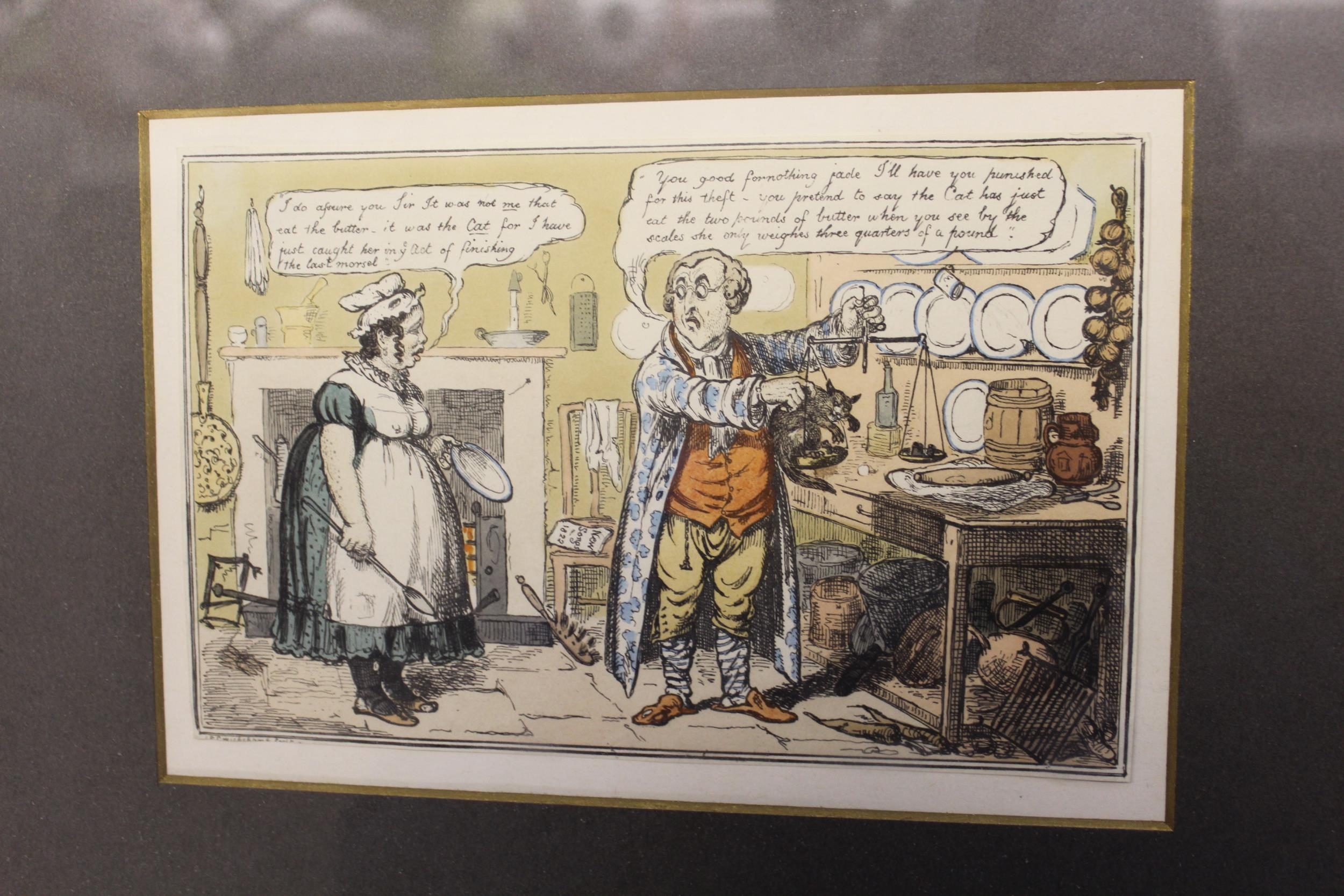 Peter Brookes | Peter Brookes signed coloured print of a caricature ...