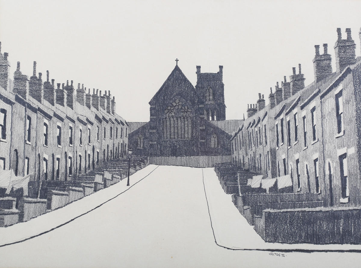 Stuart Walton | Northern Street Scene | MutualArt