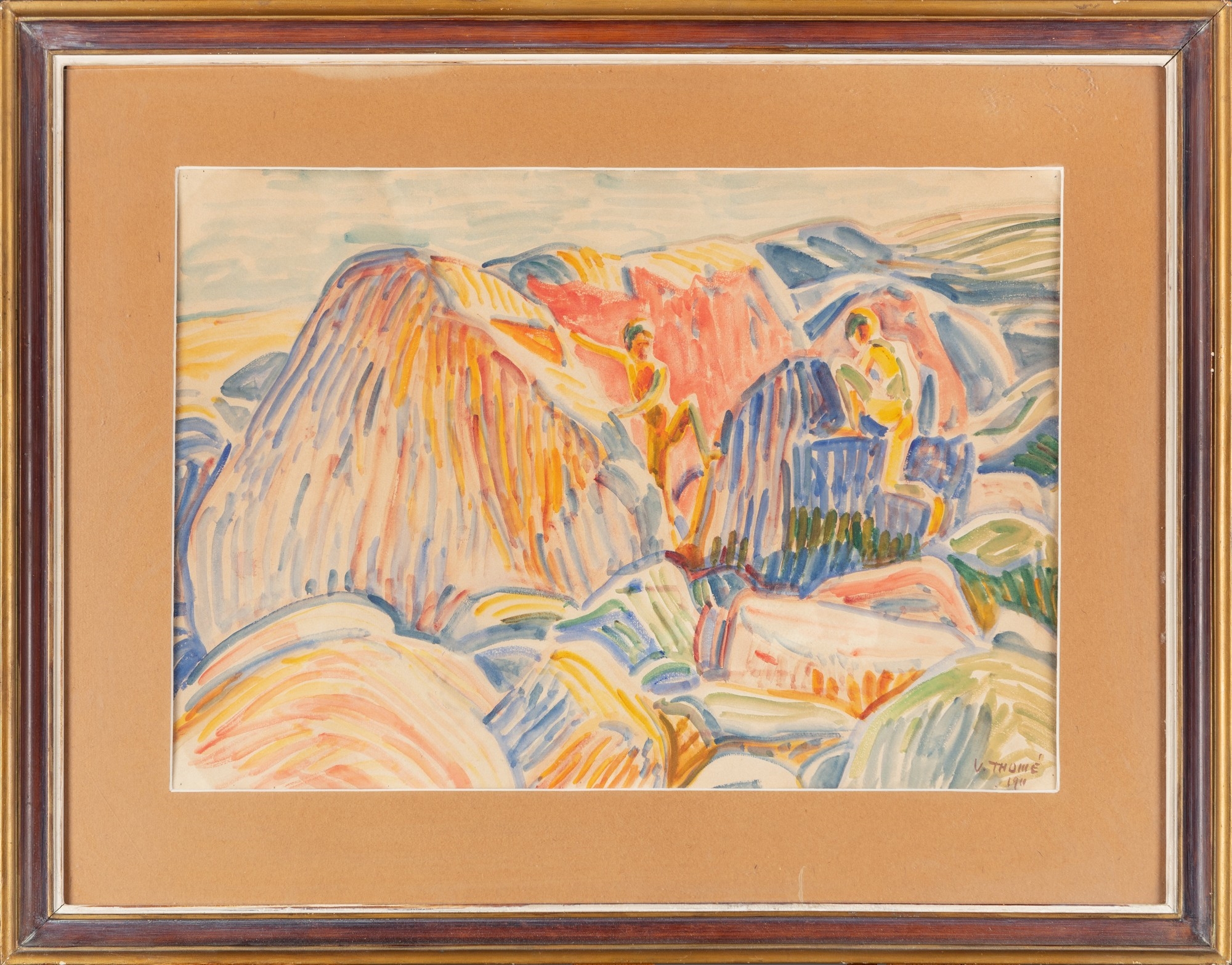 Verner Thomé | Playing boys (1920) | MutualArt