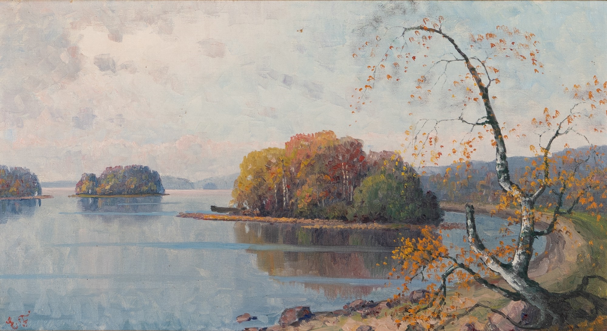 Ellen Favorin | Lake landscape | MutualArt