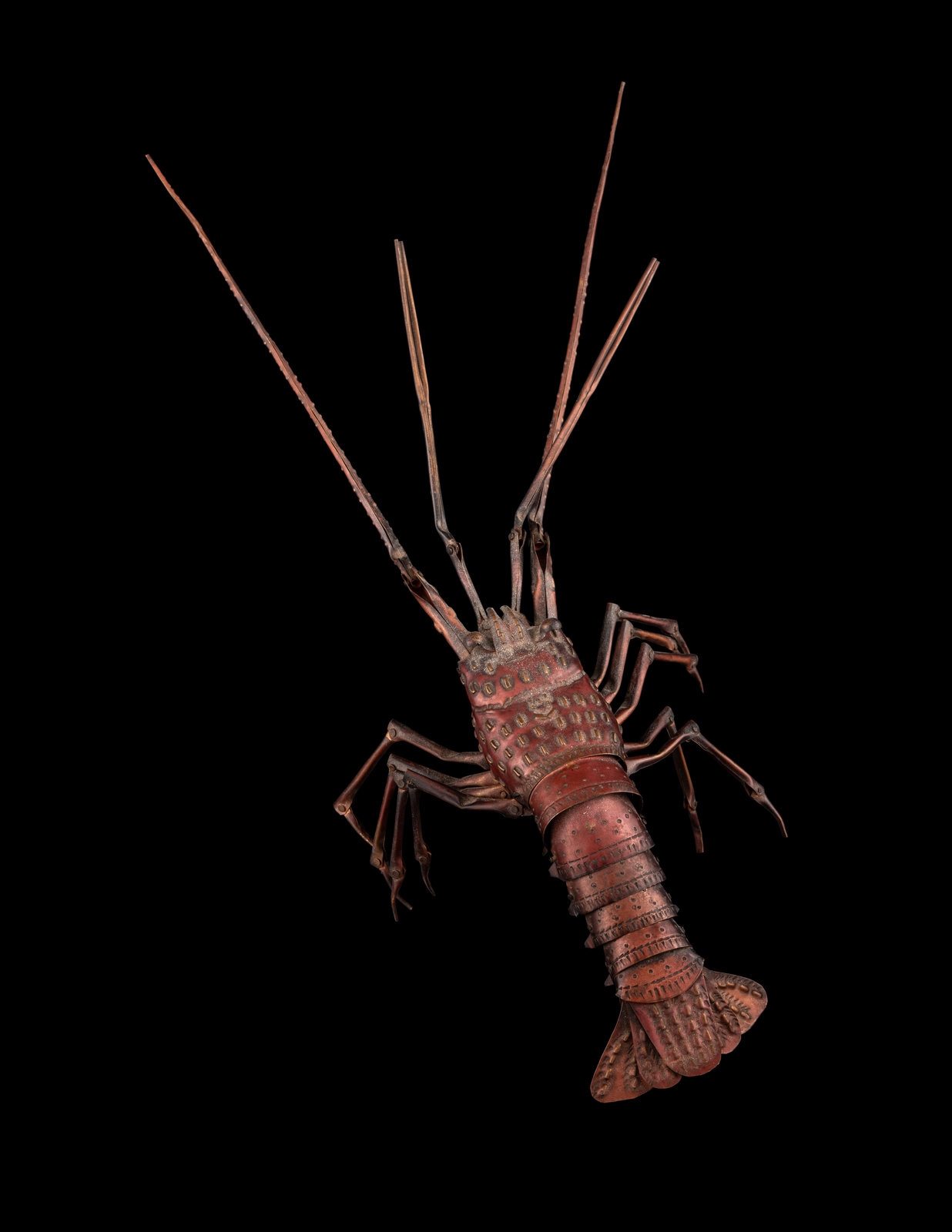 Japanese School | A Japanese Copper Articulated Model of a Crayfish ...