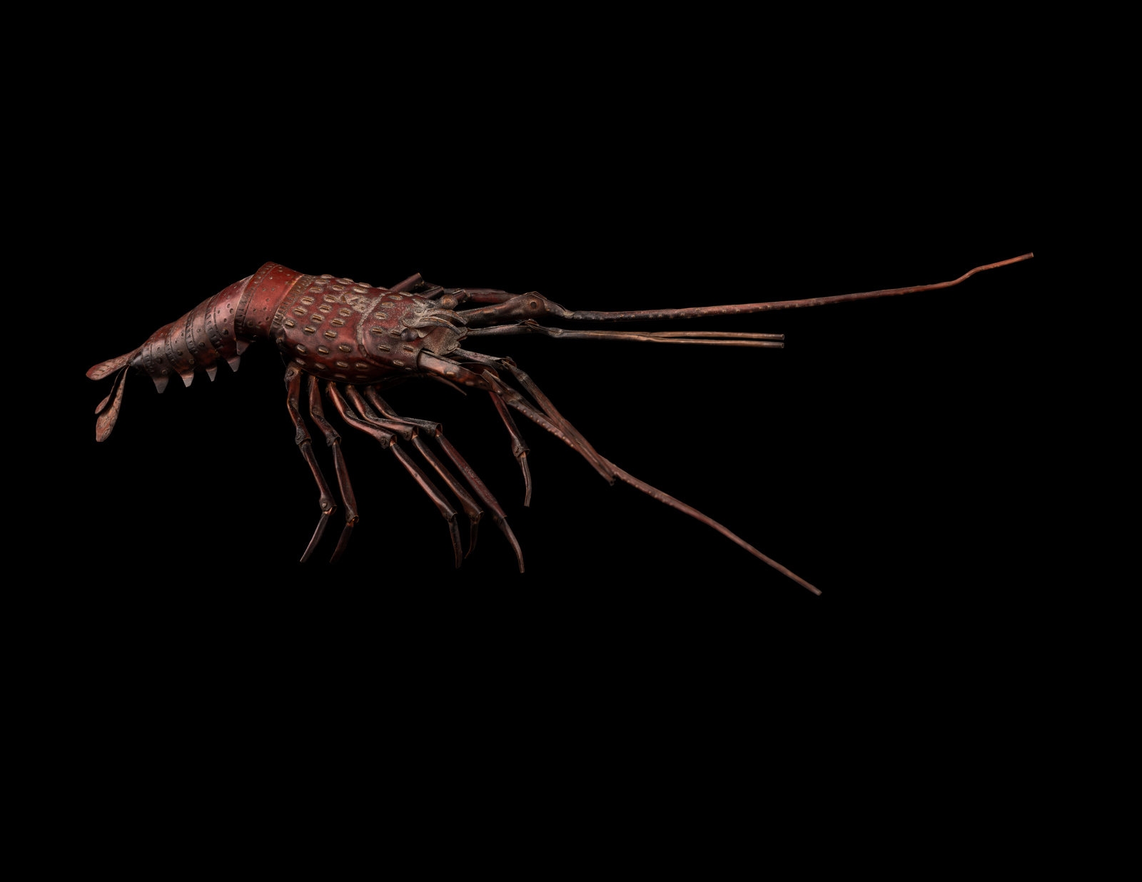 Japanese School | A Japanese Copper Articulated Model of a Crayfish ...