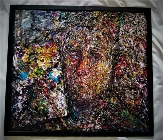 Joseph Urie | Artist at his easle during lockdown (Circa 2020) | MutualArt