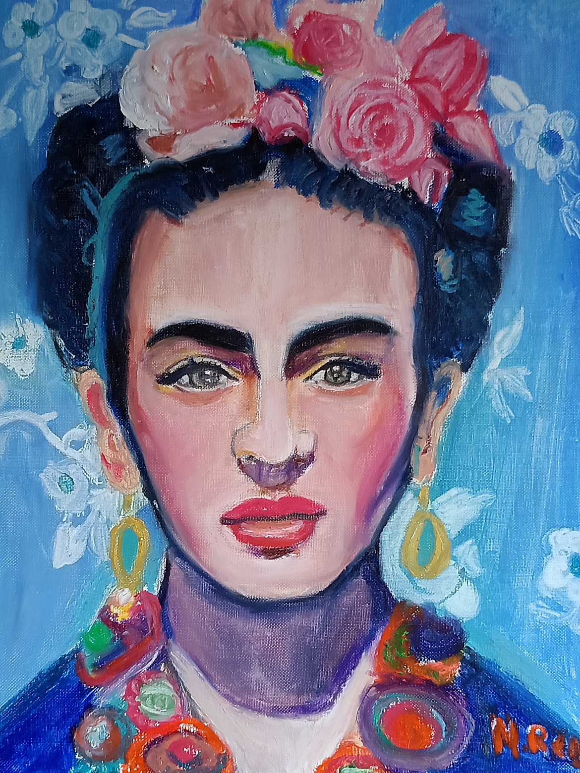 Marit Refsnes | Blue Frida (Circa 2023) | MutualArt