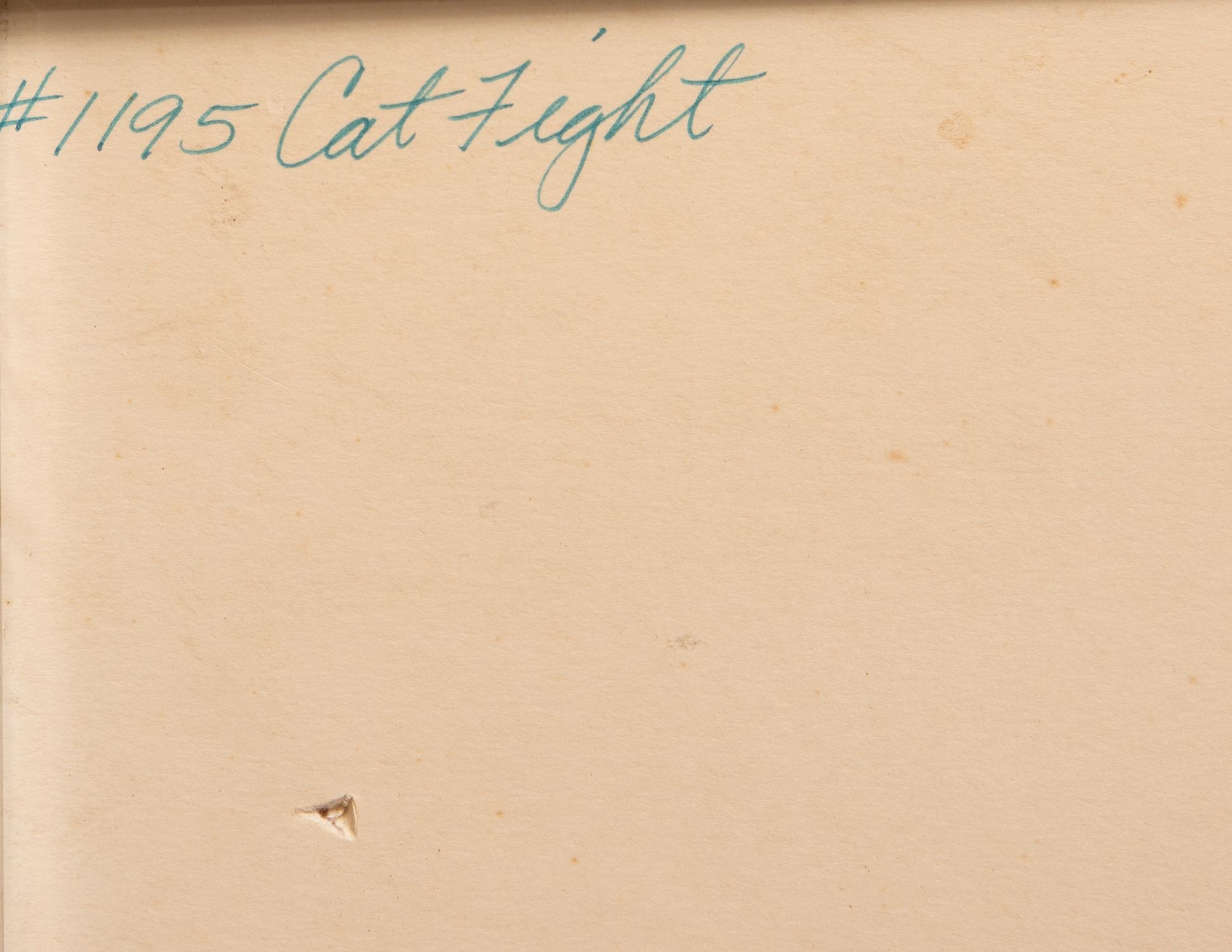 Harvey Sherman Harris | Cat Fight | MutualArt