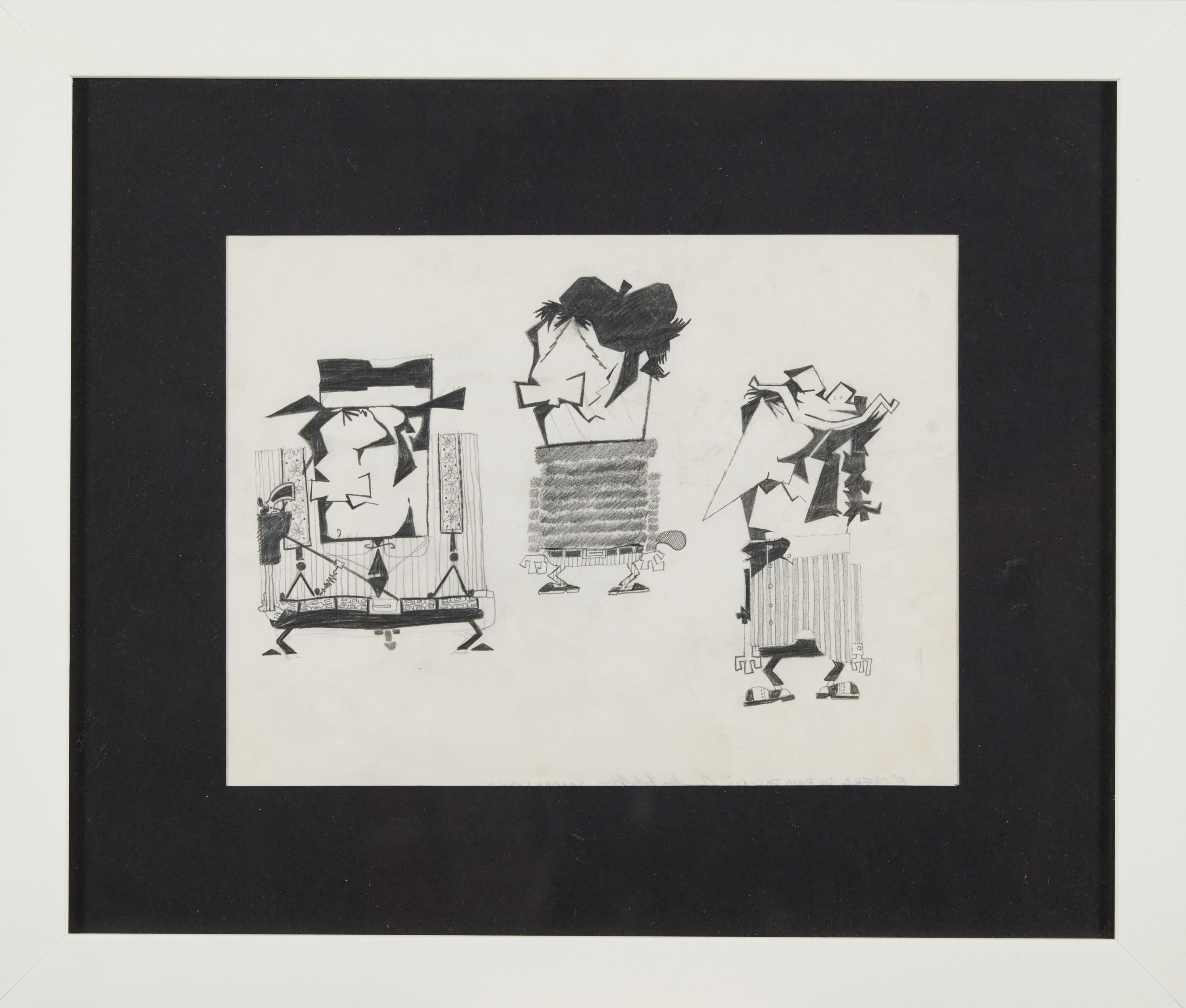 Pino Pascali | Studio per personaggi killers (1963) | MutualArt