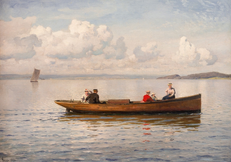 Hans Gude | From the Oslofjord (1896) | MutualArt
