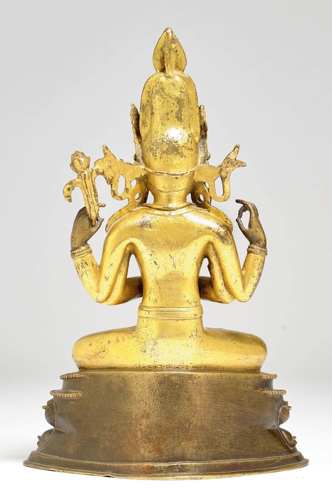 Tibetan School, 14th Century | A FIGURE OF AVALOKITESHVARA SHADAKSHARI ...