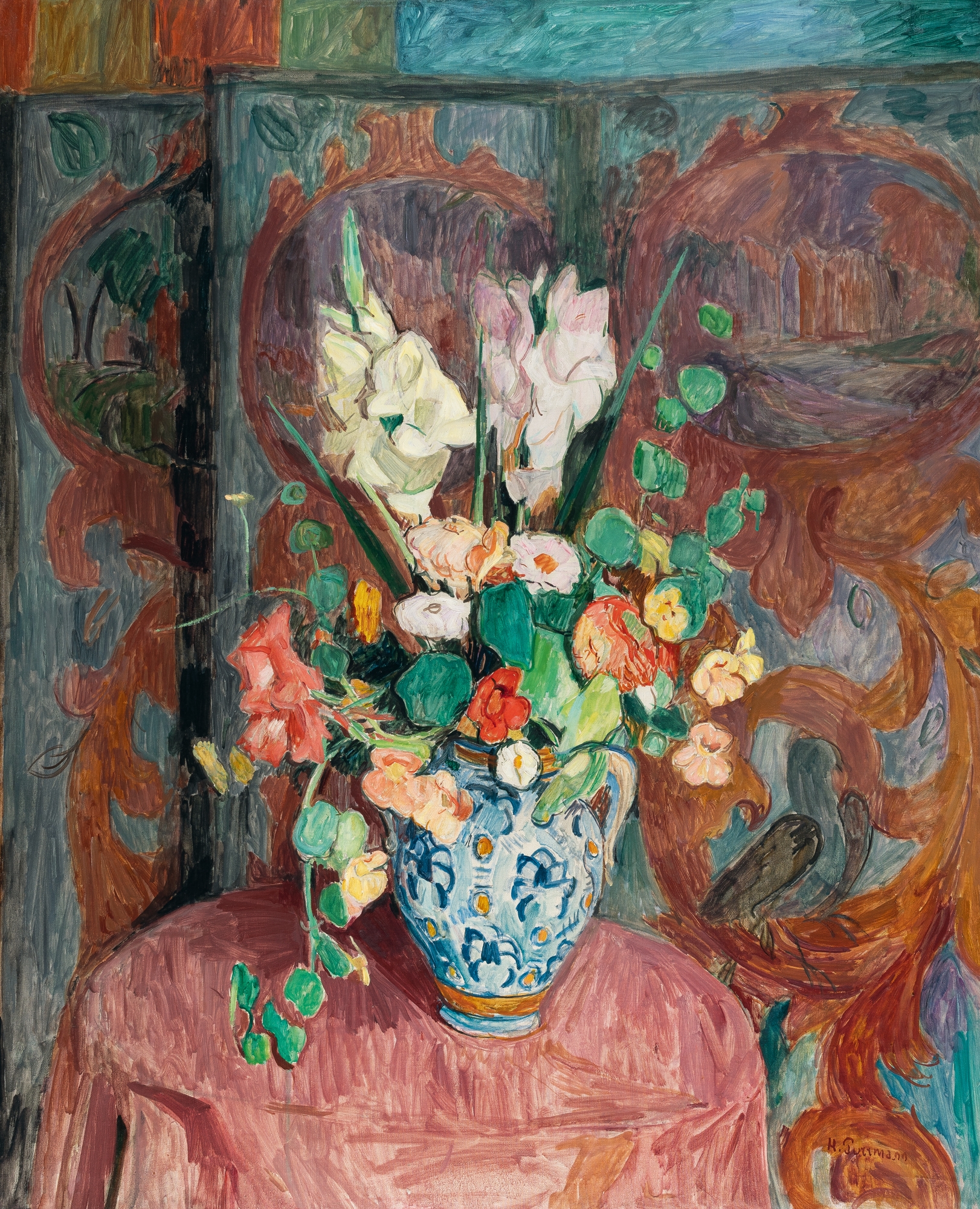 Hans Purrmann | Italienische Hafenansicht | MutualArt