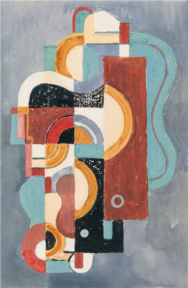 Adolf Richard Fleischmann | Hommage à Delaunay und Gleizes (1936 ...