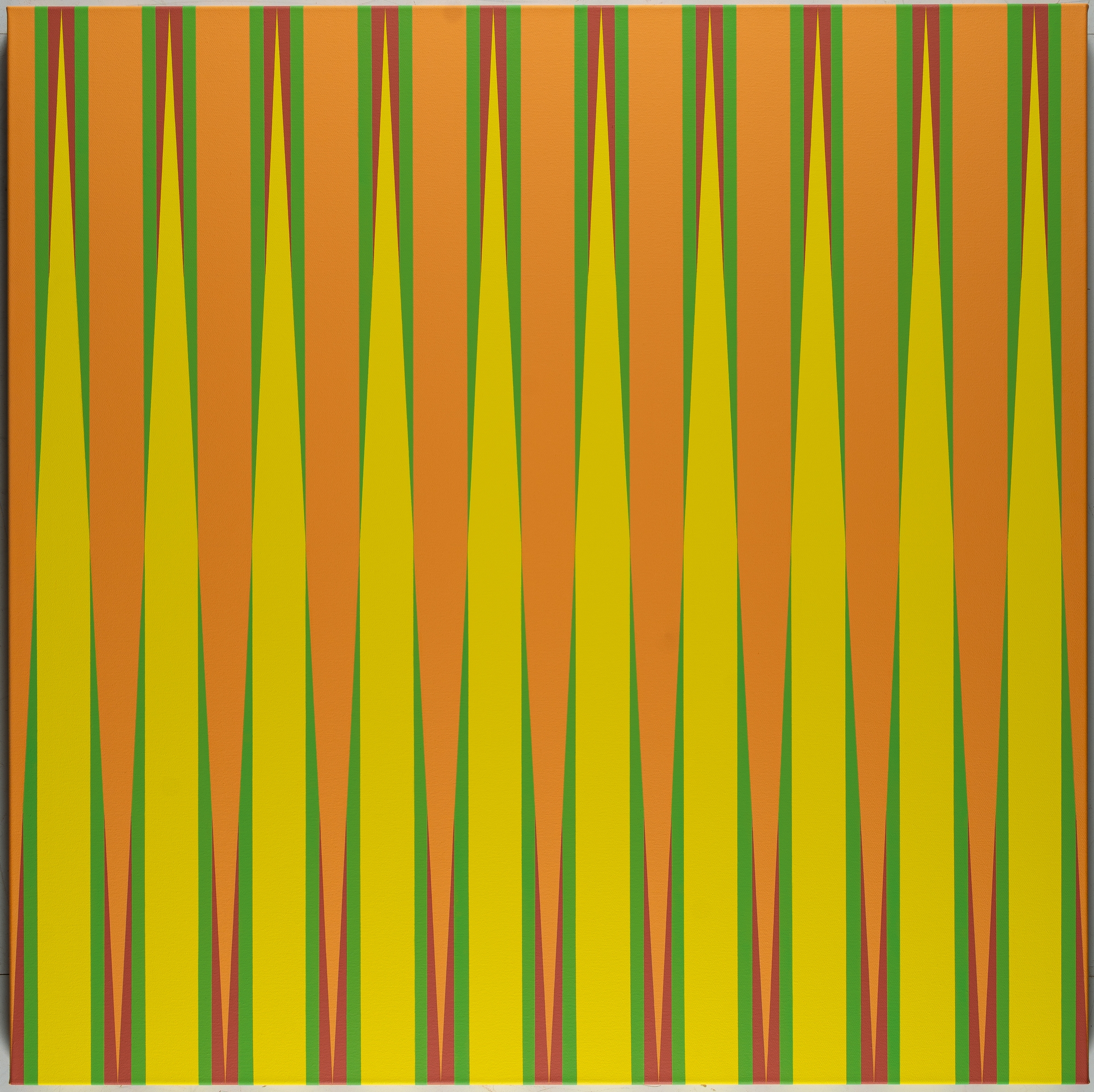 Sybille Hassinger | Yellow meets Orange (2012) | MutualArt