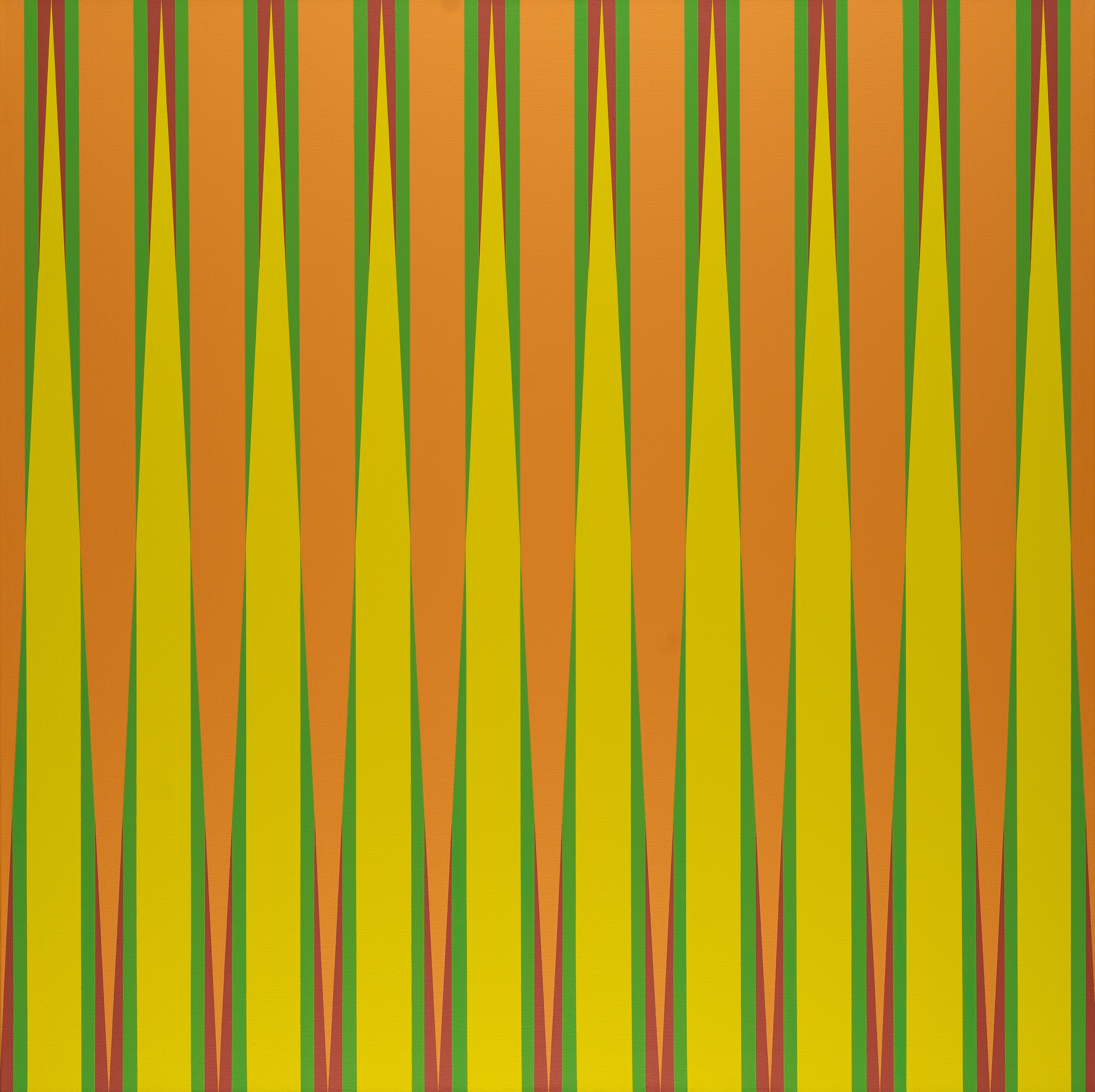 Sybille Hassinger | Yellow meets Orange (2012) | MutualArt