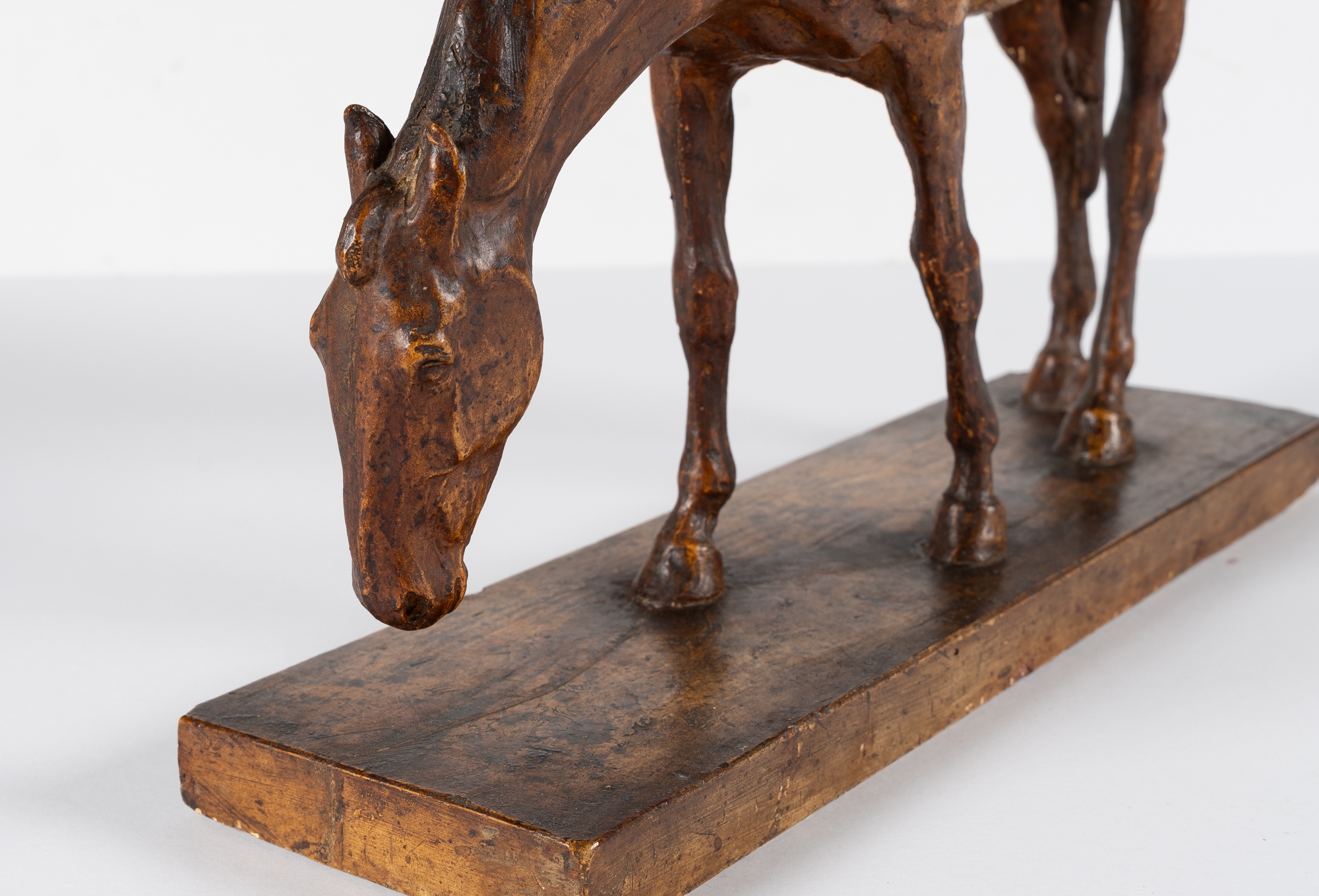 Richard Scheibe | Running horse with head lowered (1910 - 1911) | MutualArt