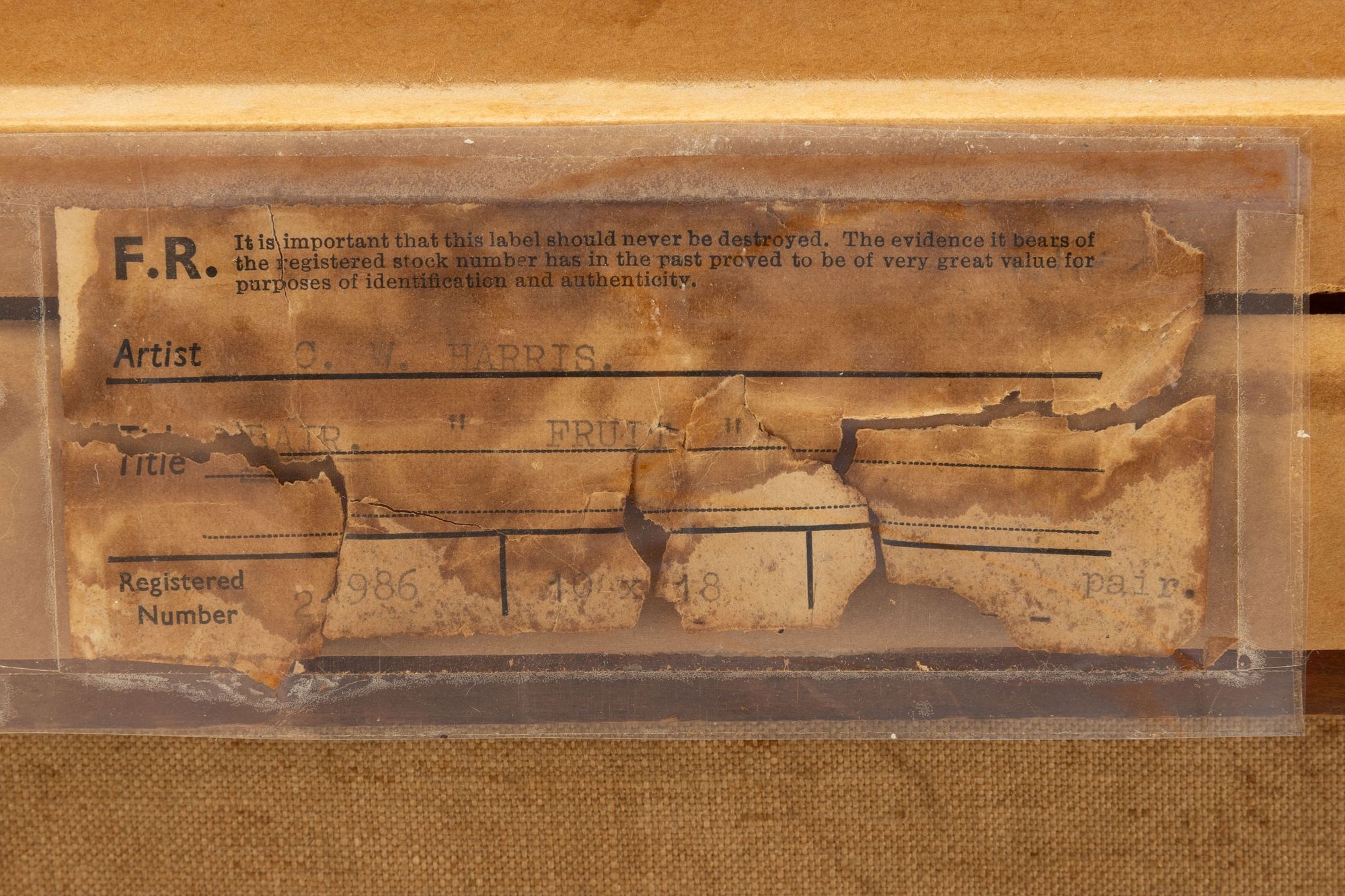 George Walter Harris | GEORGE WALTER HARRIS (BRITISH (1905) | MutualArt