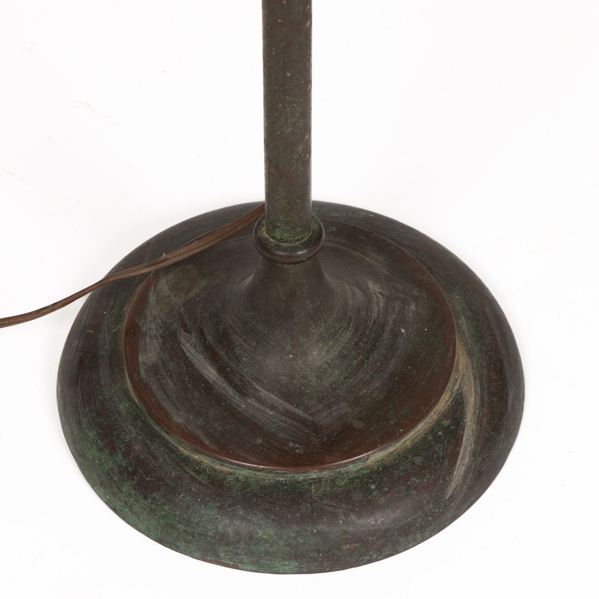 Art Nouveau School | HANDEL ART NOUVEAU HARP FLOOR LAMP (Early 20th ...