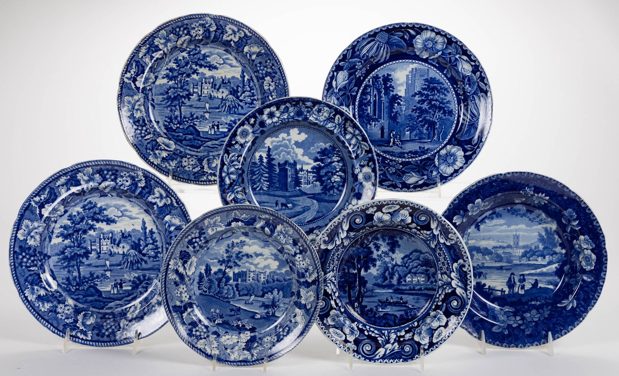 Staffordshire | STAFFORDSHIRE BRITISH MOTIF TRANSFER-PRINTED CERAMIC ...