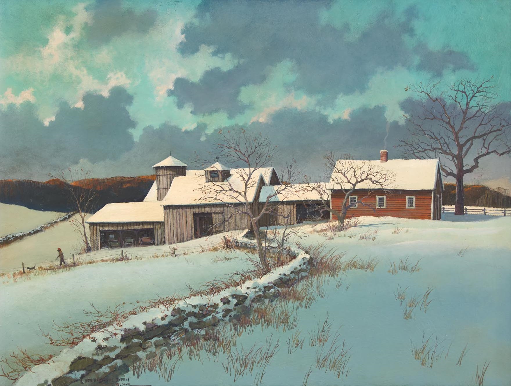 Eric Sloane | Autumn in New England | MutualArt