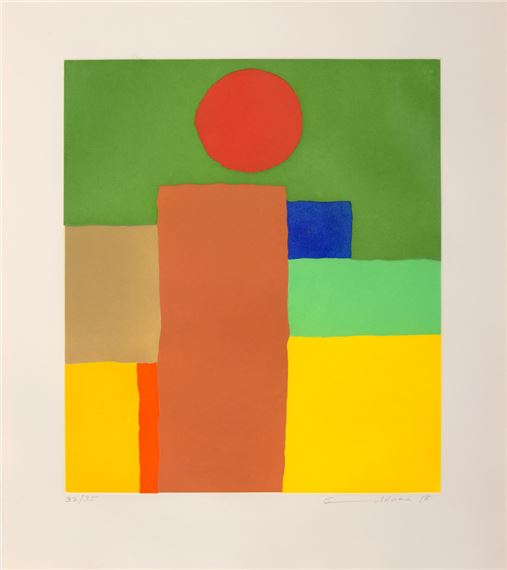 Etel Adnan | Équilibre (2018) | MutualArt