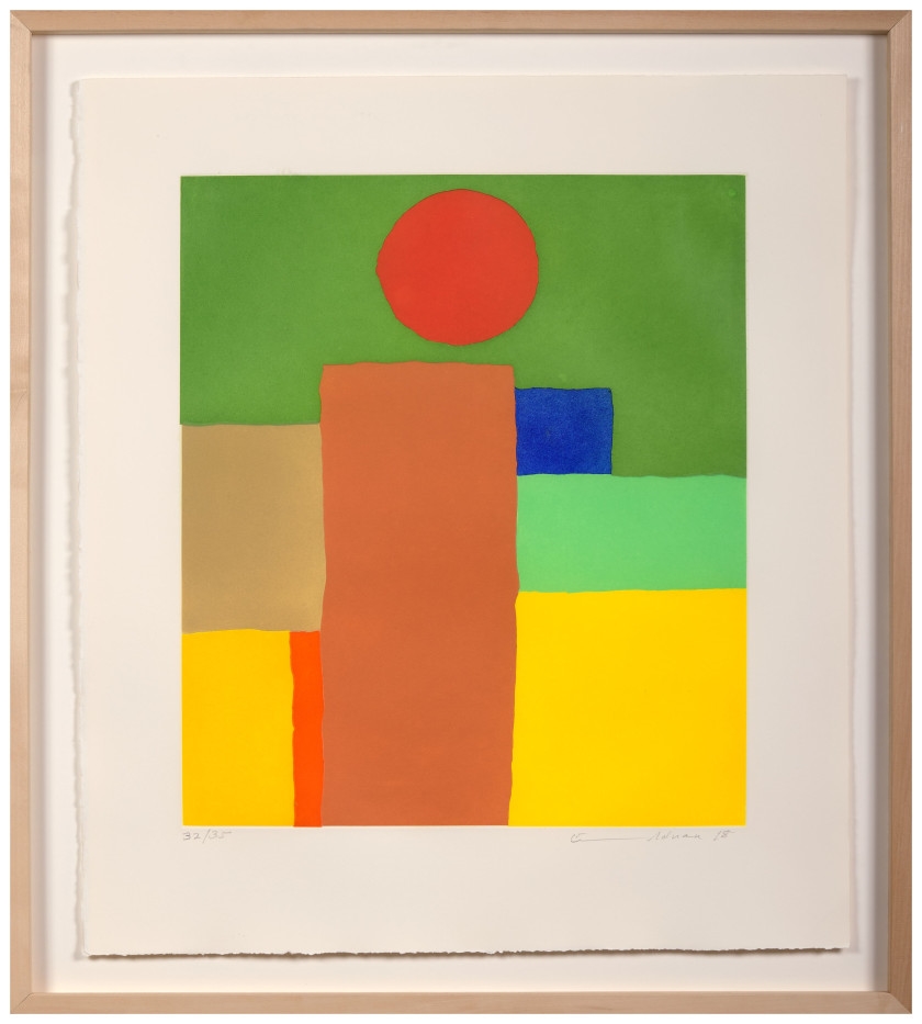 Etel Adnan | Équilibre (2018) | MutualArt