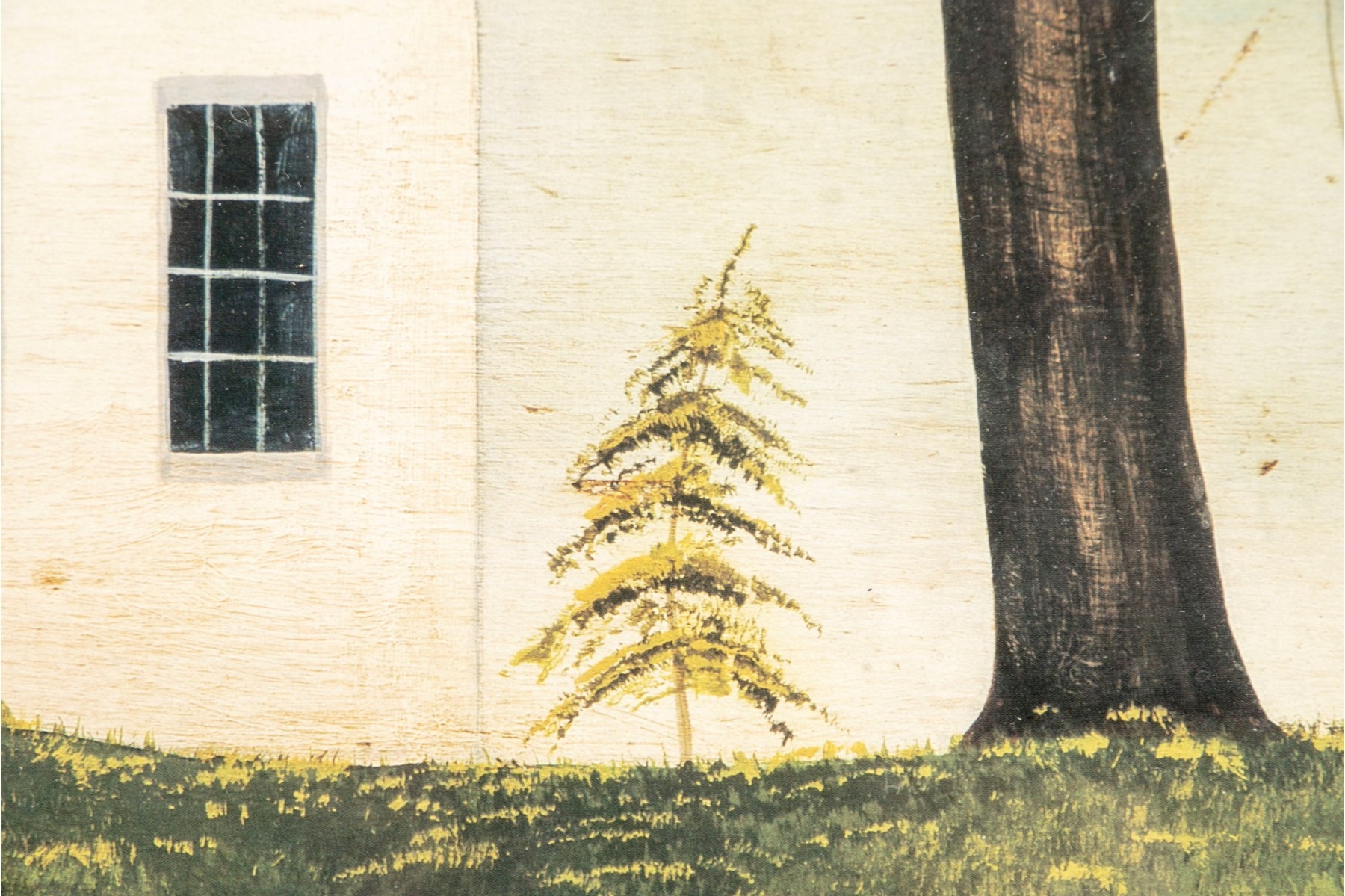 Warren Kimble | American Folk Art Landscape With House | MutualArt