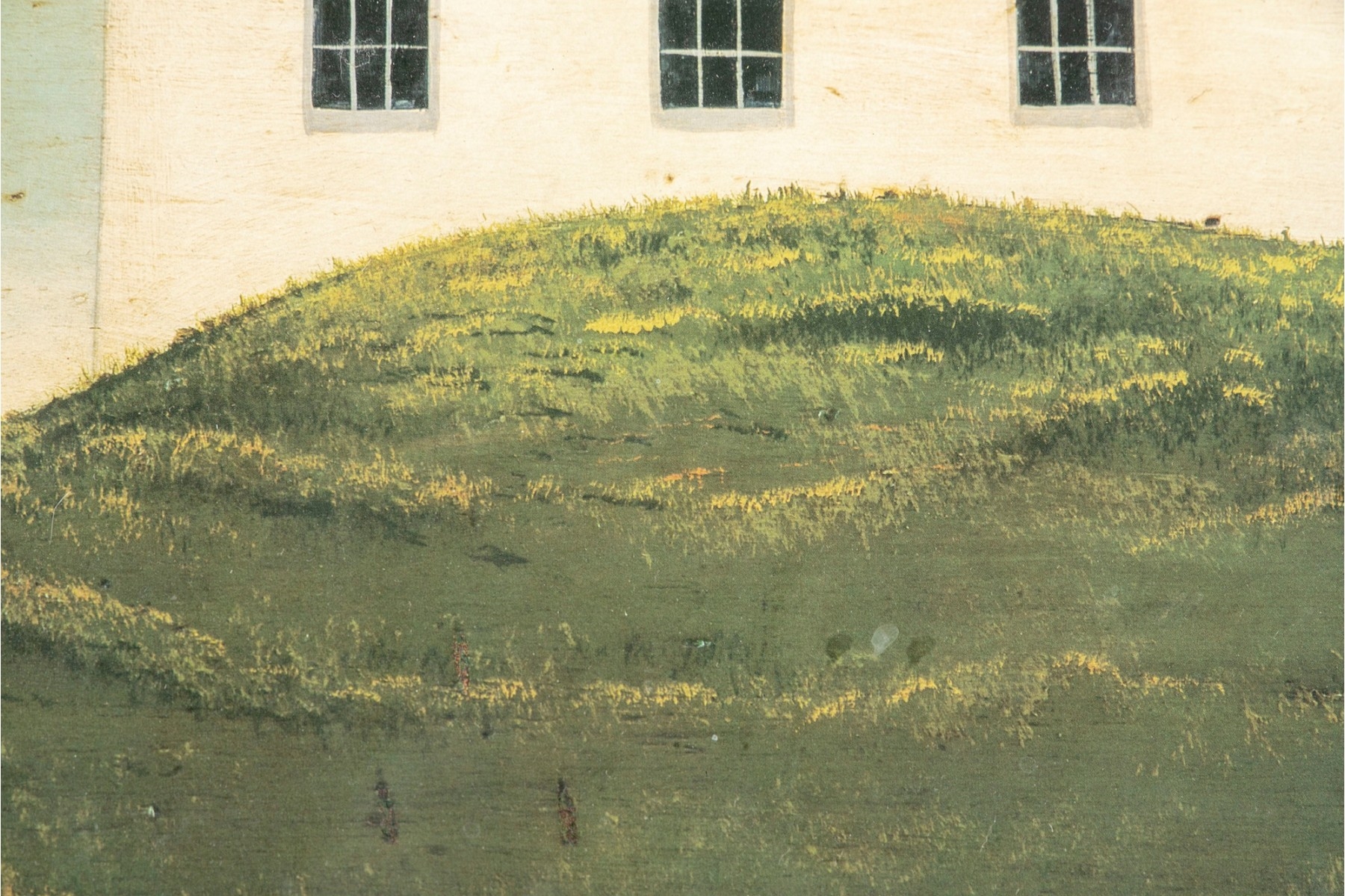 Warren Kimble | American Folk Art Landscape With House | MutualArt