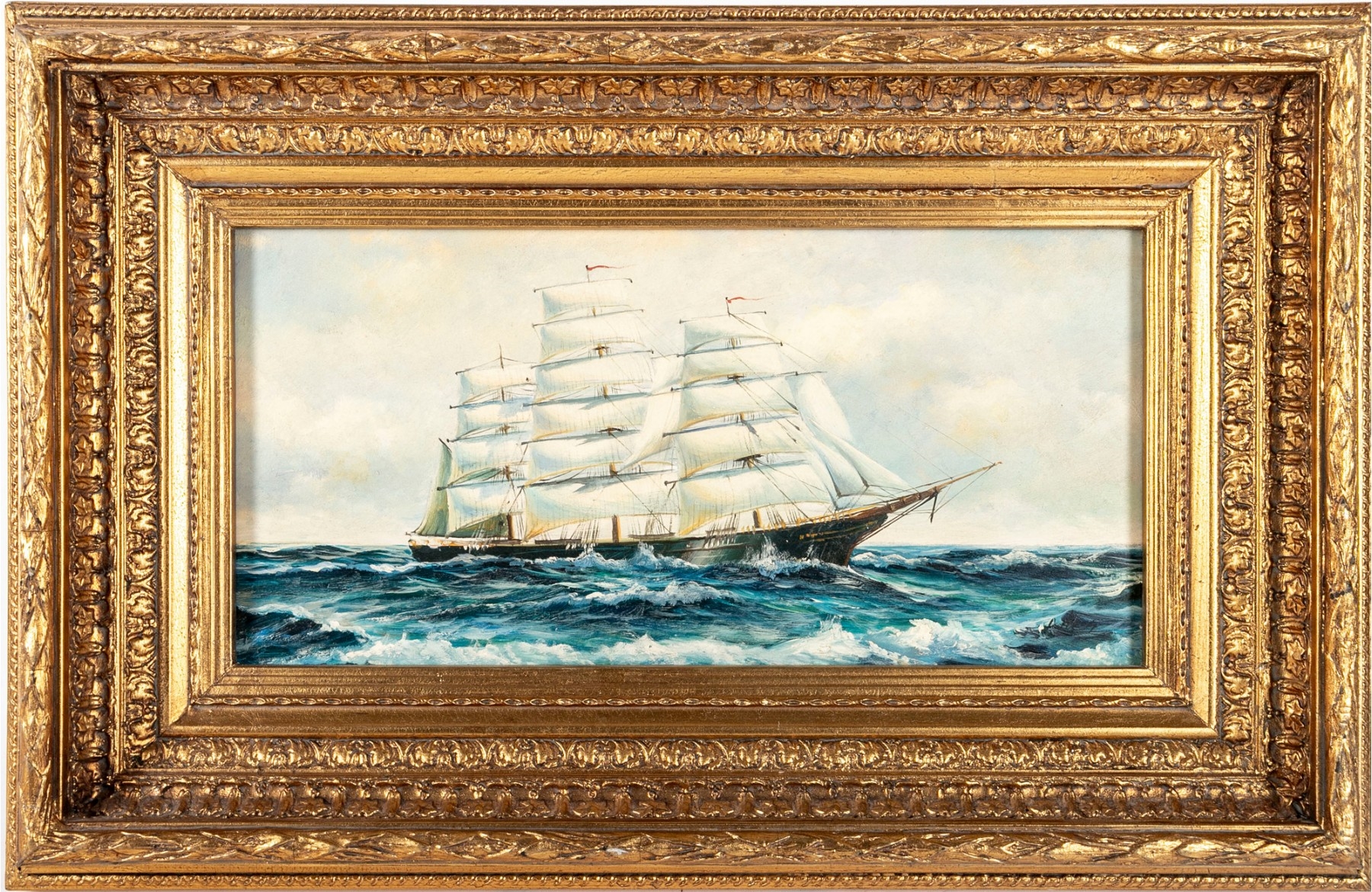 Albert Hess | Ship With Large Sails | MutualArt