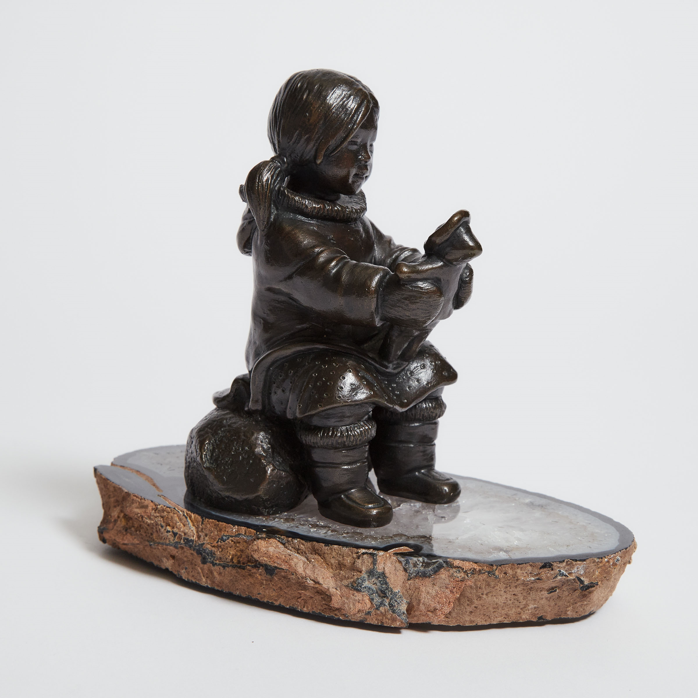 Nori Peter | INUIT CHILD WITH DOLL, 1979 (1979) | MutualArt