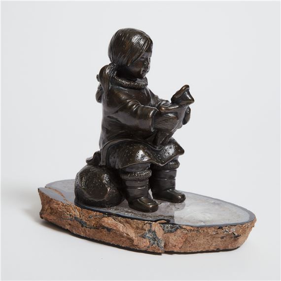Nori Peter | INUIT CHILD WITH DOLL, 1979 (1979) | MutualArt